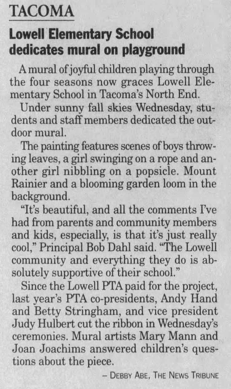 2000s – Lowell Elementary School History Project